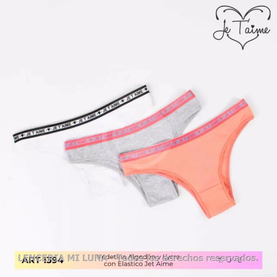 JE TAIME 1394P - VEDETINA DE ALG Y LYC C/ELASTICO SUBLIMADO - COLORES: VARIOS - LENCERIA MI LUNA ...